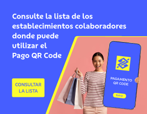 Pago QR Code | App BB Internacional | Banco do Brasil - Japón